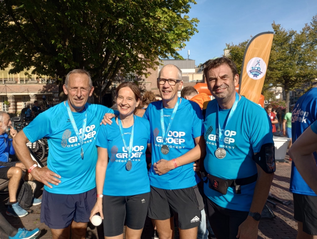 Loopgroep Oegstgeest goed vertegenwoordigd bij de 100 Bruggenloop – Loopgroep Oegstgeest